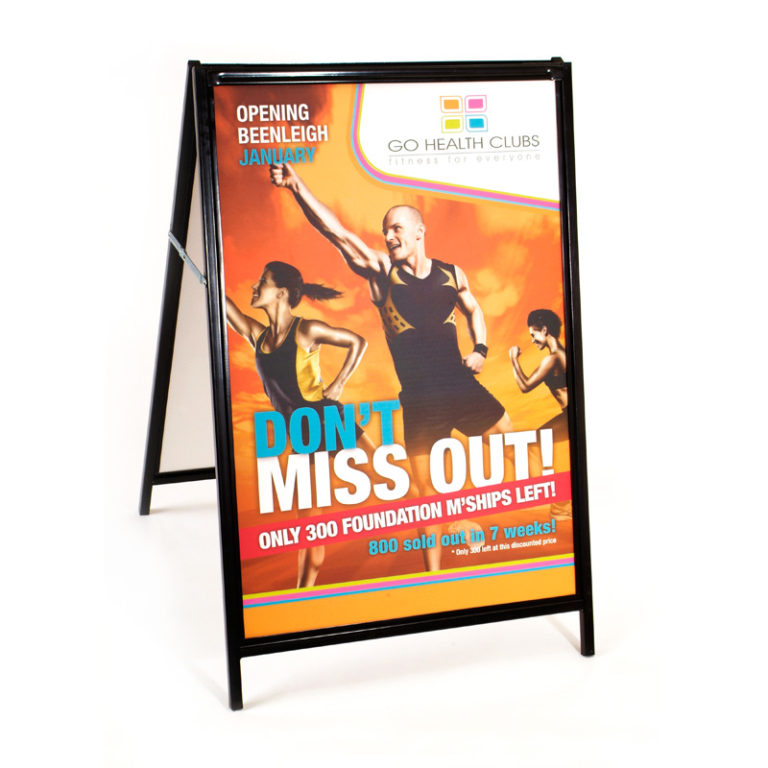 Water Fillable A-Frame - Custom Printing Services Brisbane