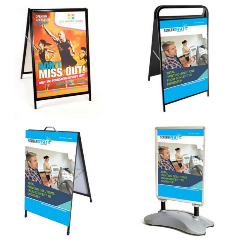 Water Fillable A-Frames - Custom Printing Services